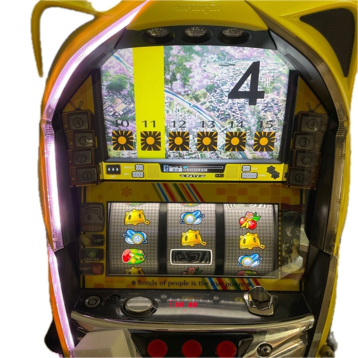 Pachinko slot Machine Pinball Game Persona 4 newgin Izanagi operated ...