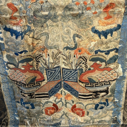 ANTIQUE Qing Dynasty Rand badge panel buzi CHINESE with FORBIDDEN ...