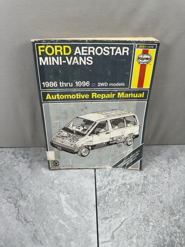 HAYNES 36004 FORD AEROSTAR MINI-VANS 1986-1996 REPAIR MANUAL | eBay