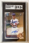 2022 Bowman Chrome Samuel Munoz #CPA-SM 1ST Rookie RC Auto SGC 10 / 9.5 ...