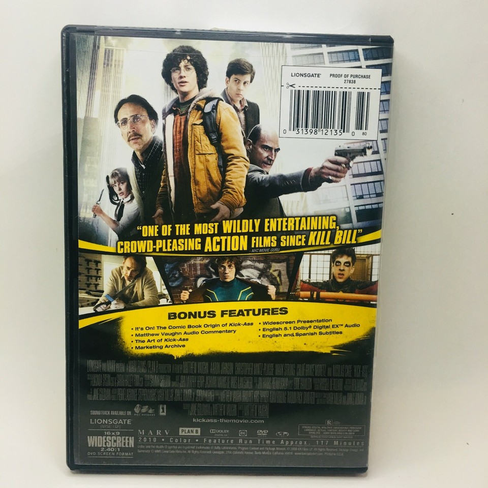 Kick-Ass - DVD - directed by Matthew Vaughn Feat Aaron Johnson ...