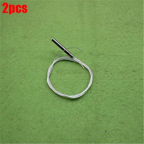 2Pcs PT100 Platinum Resister Temperature Sensor Waterproof Temp Probe ...
