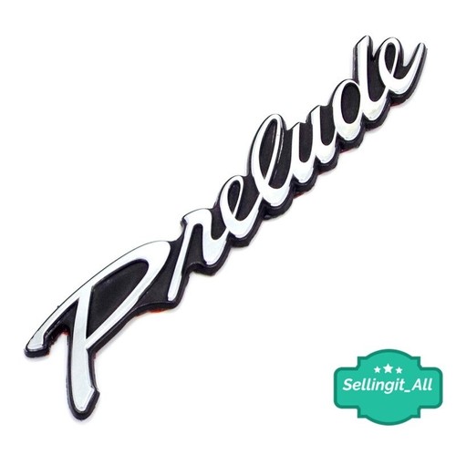 92-96 Honda Prelude Trunk Emblem Badge Rear 75722-SS0-000 OEM 93 94 95 ...