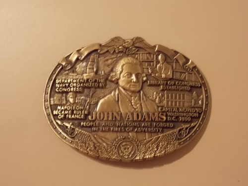 Limited Edition #31 President John Adams belt Buckle | eBay