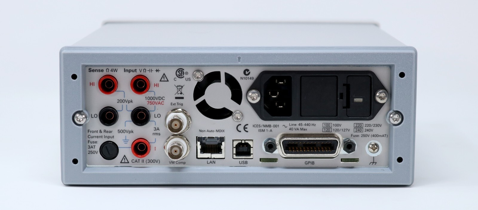 Agilent / Keysight 33220-88304 Rear Panel fits 34410A, 33220A, 34461A ...