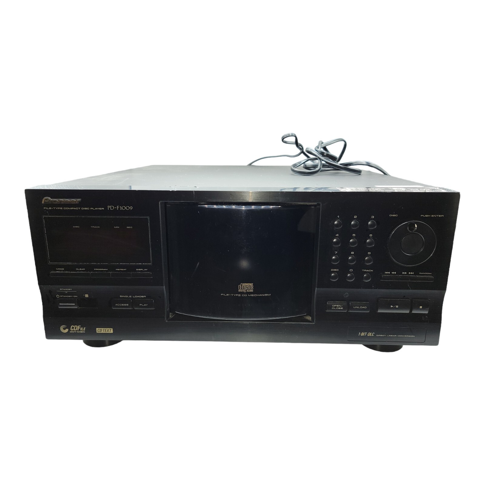 Pioneer File Type Compact Disc Player PD-F1009 301 Disc Needs New laser ...