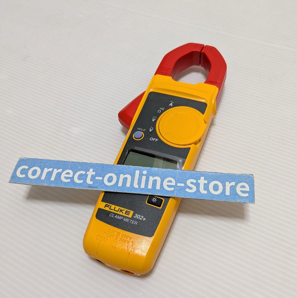 Fluke 302 + Clamp Meter Tester Average Type Digital Ammeter | eBay