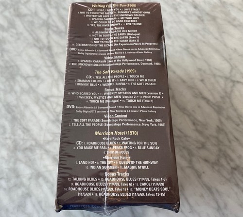 The Doors Perception 6 CD/DVD BIG BOX SET! SEALED! Jim Morrison BONUS ...