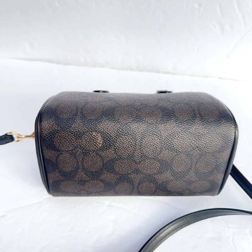 NWT Coach Mini Rowan Crossbody Bag In Signature Canvas CW329 | eBay