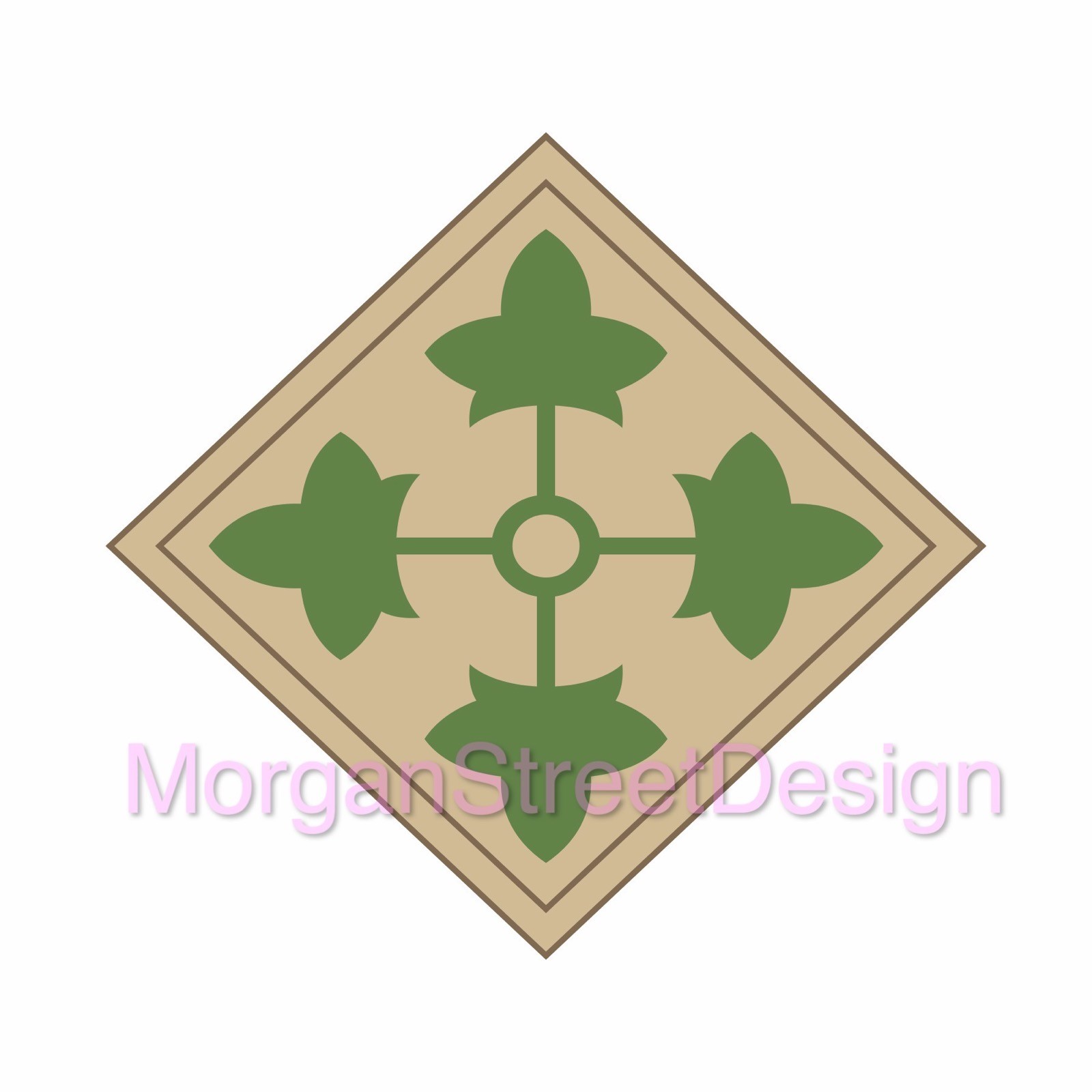 4th Infantry Division Army Decal Sticker Car Truck Computer Yeti iPhone ...