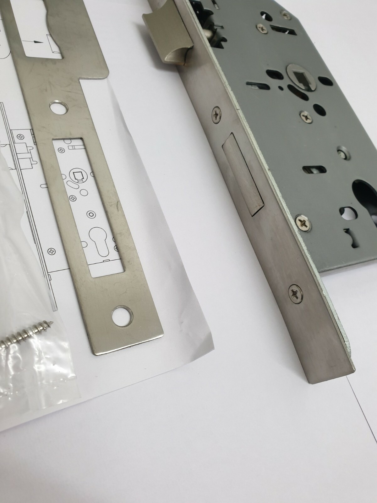 EURO PROFILE SASHLOCK 3" ECLIPSE PZ=72MM SASH LOCK 60MM BACKSET ...