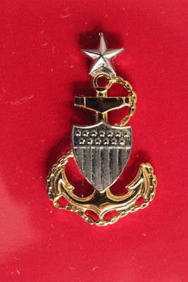 USCG COAST GUARD REDUCED SIZE SCPO SENIOR CHIEF PETTY OFFICER GARRISON ...