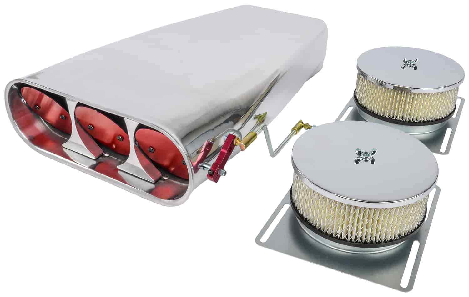 JEGS 50084 Bug Catcher Style Scoop Fits Single or Dual 4-Barrel ...