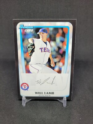Will Lamb 2011 1st Bowman Draft Prospect BDPP20 | eBay