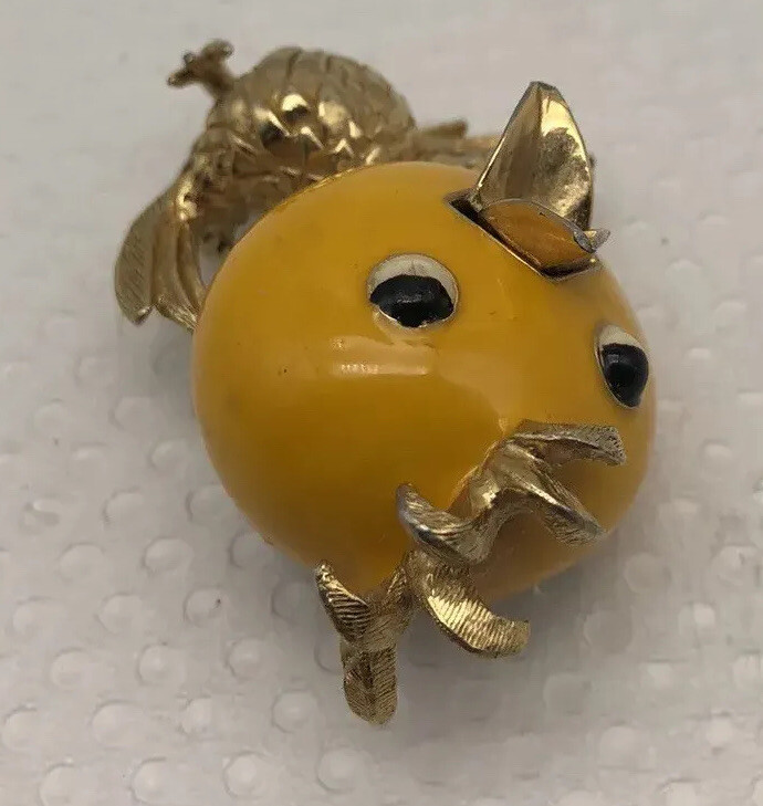 Vintage Ciner Enamel Song Bird Brooch Pin | eBay