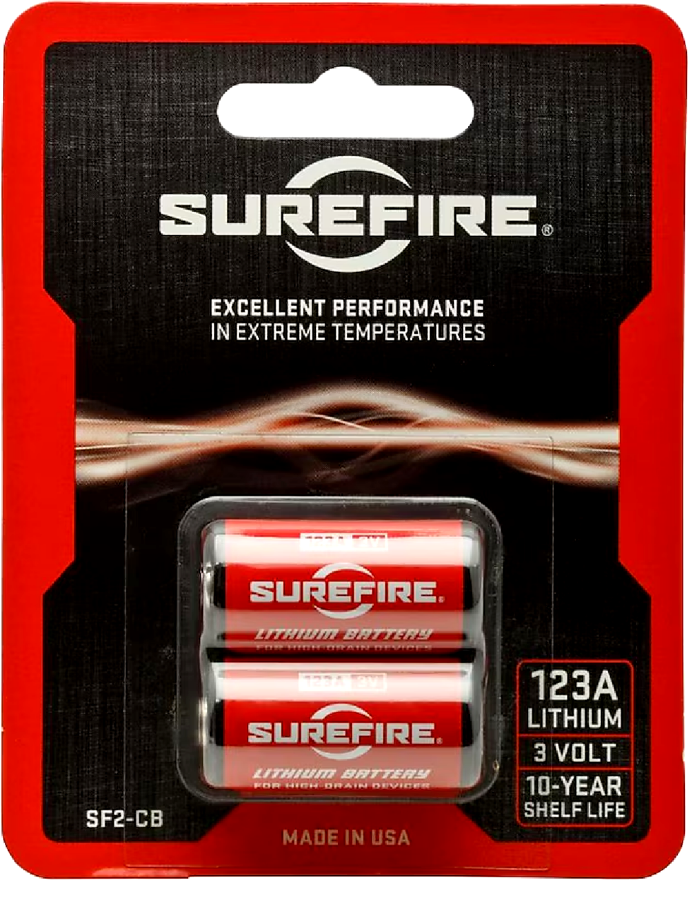 (2 Pack) SureFire 123A SF123A CR123A Lithium 3V 3 VOLT Batteries | eBay