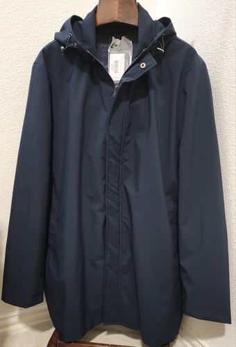 Daniel Cremieux Hooded Raincoat 48R XXL Double Zipper Wind Jacket ...