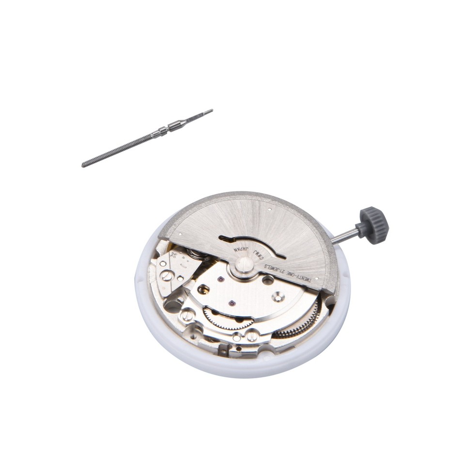 New For Miyota 8285 Mechanical Movement 21 Jewels Double Calendar Watch ...