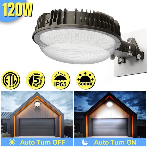 120W LED Barn Light with Photocell Area Lights,Outdoor Security Yard ...