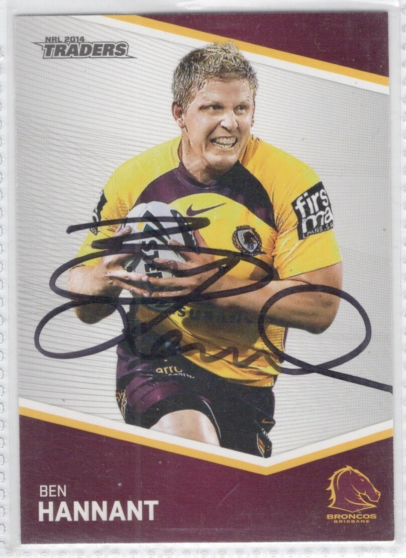 🔥 2014 TRADERS Signed Card BEN HANNANT #5 🔥☆FREE POSTAGE ☆ | eBay