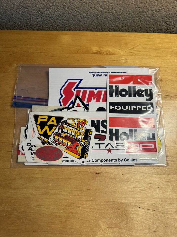 Large Automotive Related Sticker Pack Bilstein Summit Holley | eBay