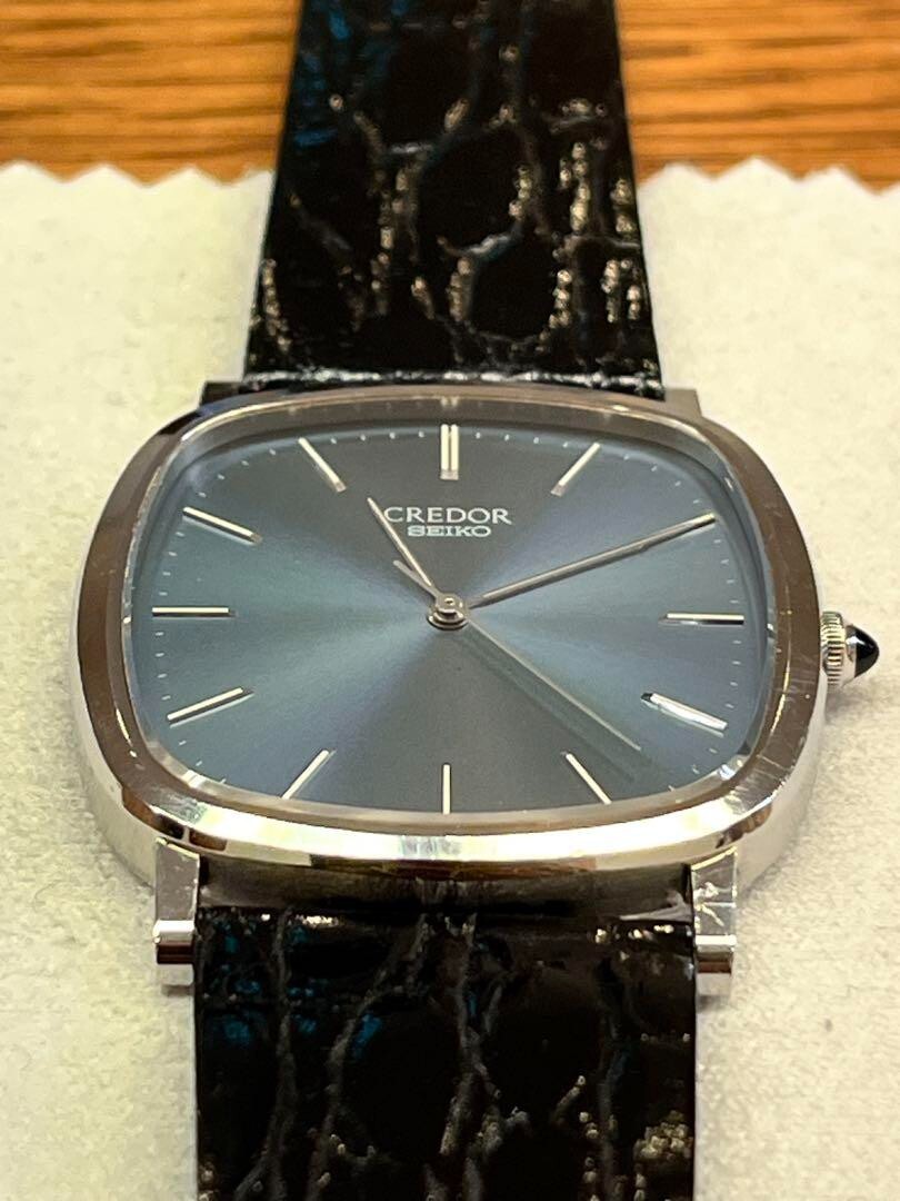 Seiko Credor Quartz Blue Dial Analog Men's Watch 5931… - Gem