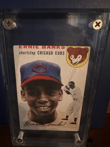1954 Topps Mr Cub Ernie Banks Rc Cubs Beautiful | eBay