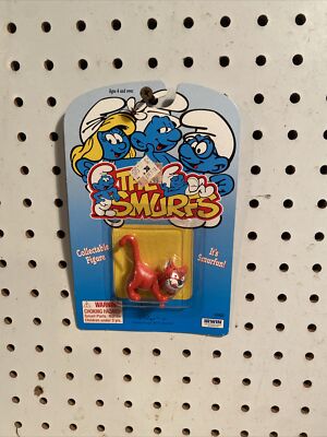 Smurfs Sneaky Azrael Cat Smurf Vintage Figurine PVC Toy Figure Irwin | eBay