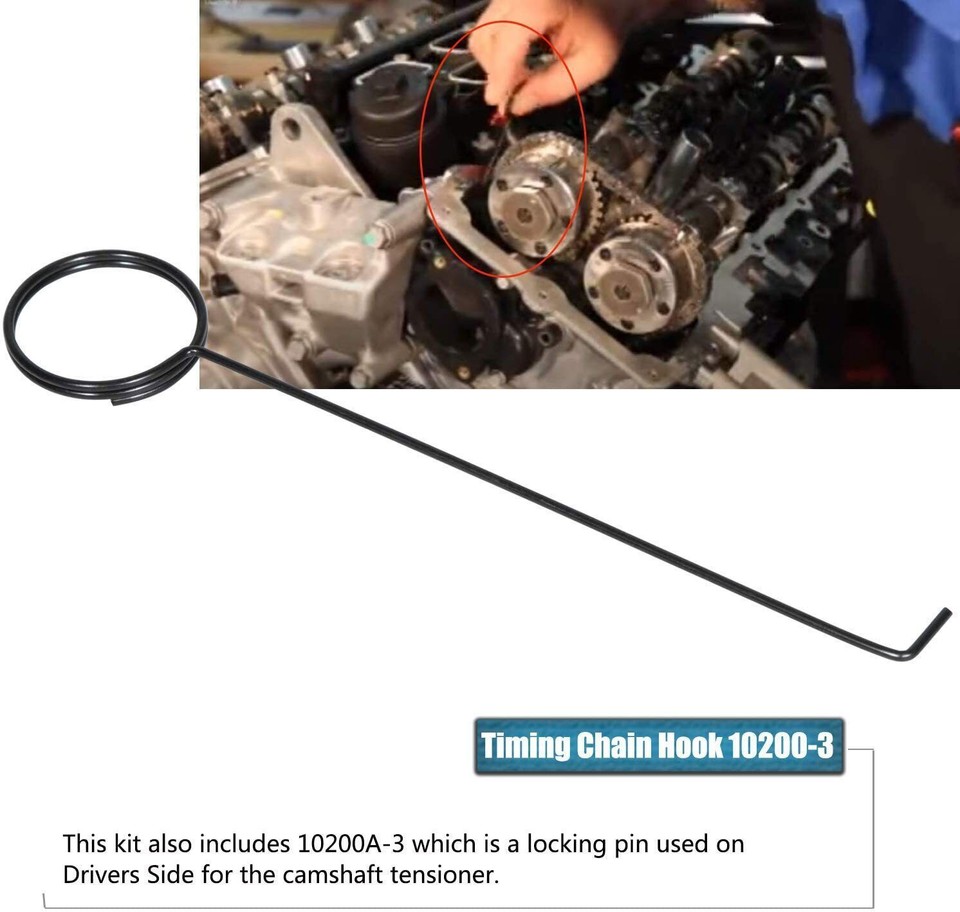 Timing Chain Phaser&Cam Locking Tool set for 3.6L Chrysler Jeep Routan ...