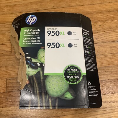 NEW Genuine HP 950XL Original BLACK Ink Cartridge OfficeJet 1-Pack ...