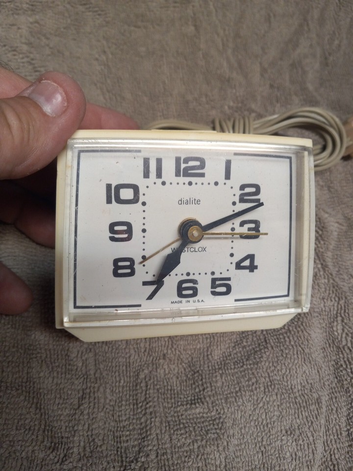 Westclox Bold II Drouse Dialite 22392 In Working Condition- Original ...