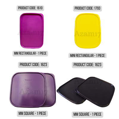 Tupperware Modular Mates Replacement Lids Assorted Colours and Size ...