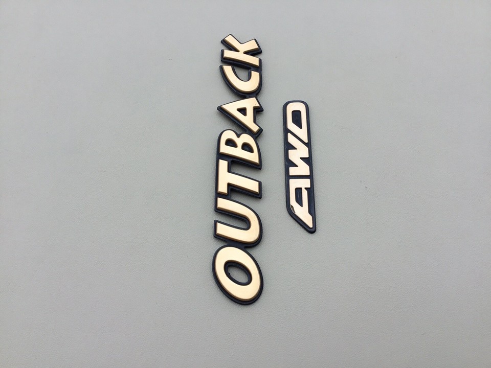 2000-2004 Subaru Outback AWD Legacy Tailgate Emblem Trunk Logo Badge ...