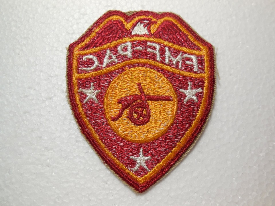 USMC FMF-PAC FLEET MARINE FORCE PACIFIC ARTILLERY SHOULDER PATCH | eBay