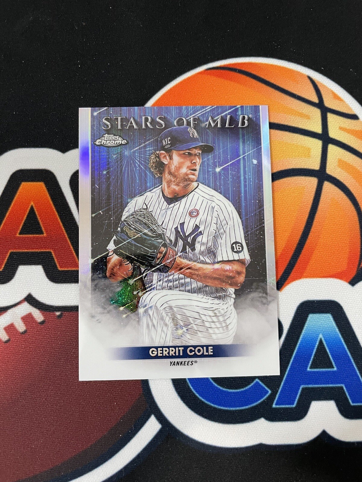2022 Topps Series 1 Gerrit Cole Stars of MLB Chrome Refractor Card ...