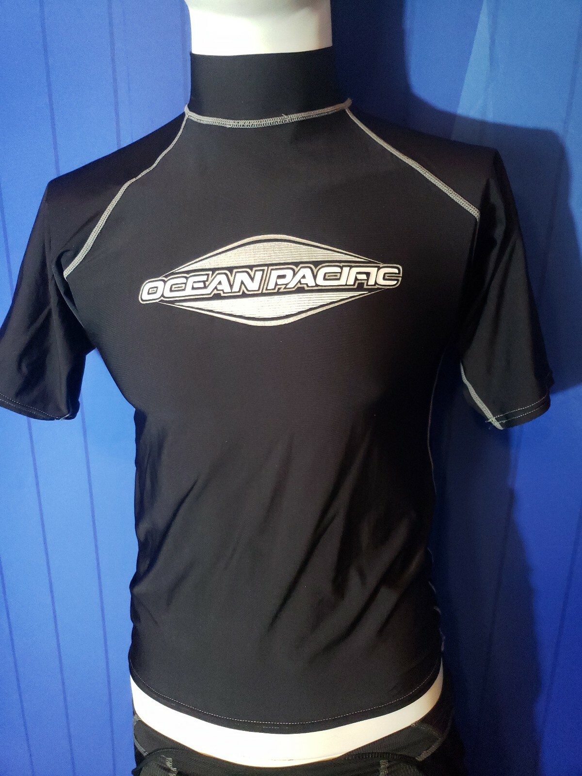 Ocean Pacific Black Rash Guard, UV Protection, Size Adult Large | eBay