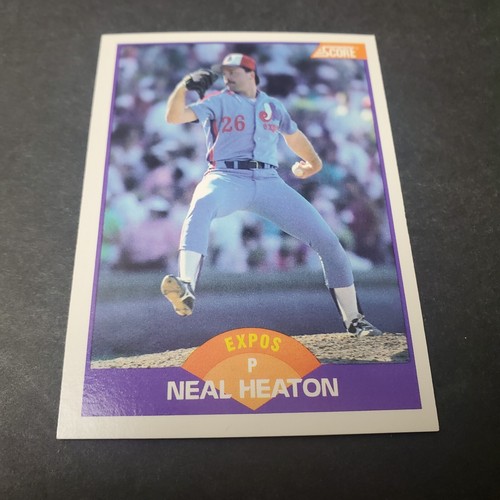 1989 Score Montreal Expos Baseball Card #253 Neal Heaton | eBay