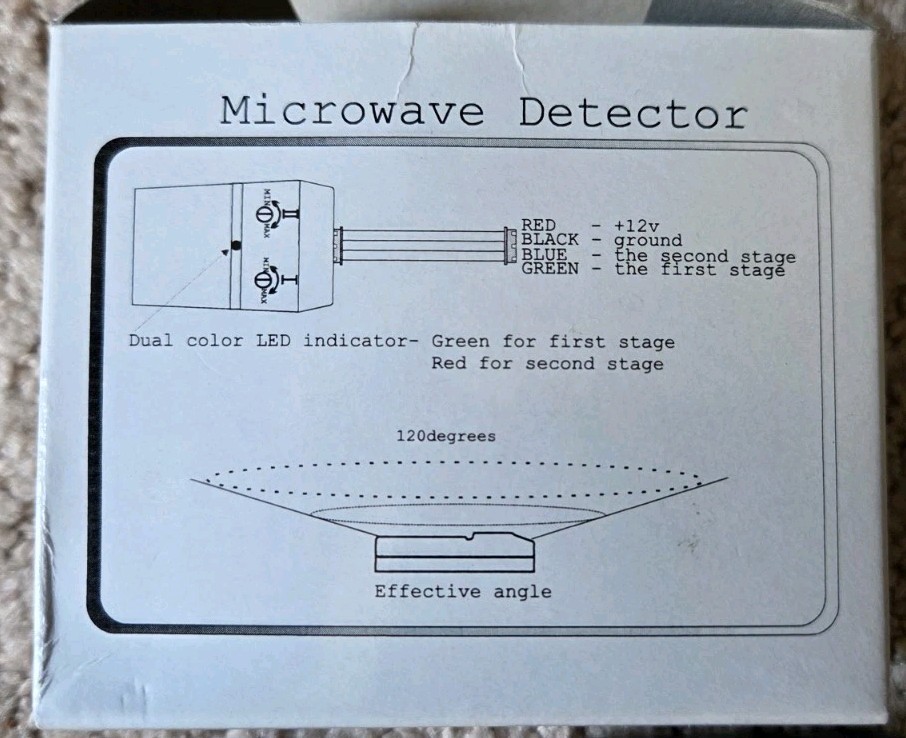 Dual-Zone Microwave Sensor Radar Proximity Car Motion Infrared for Car ...