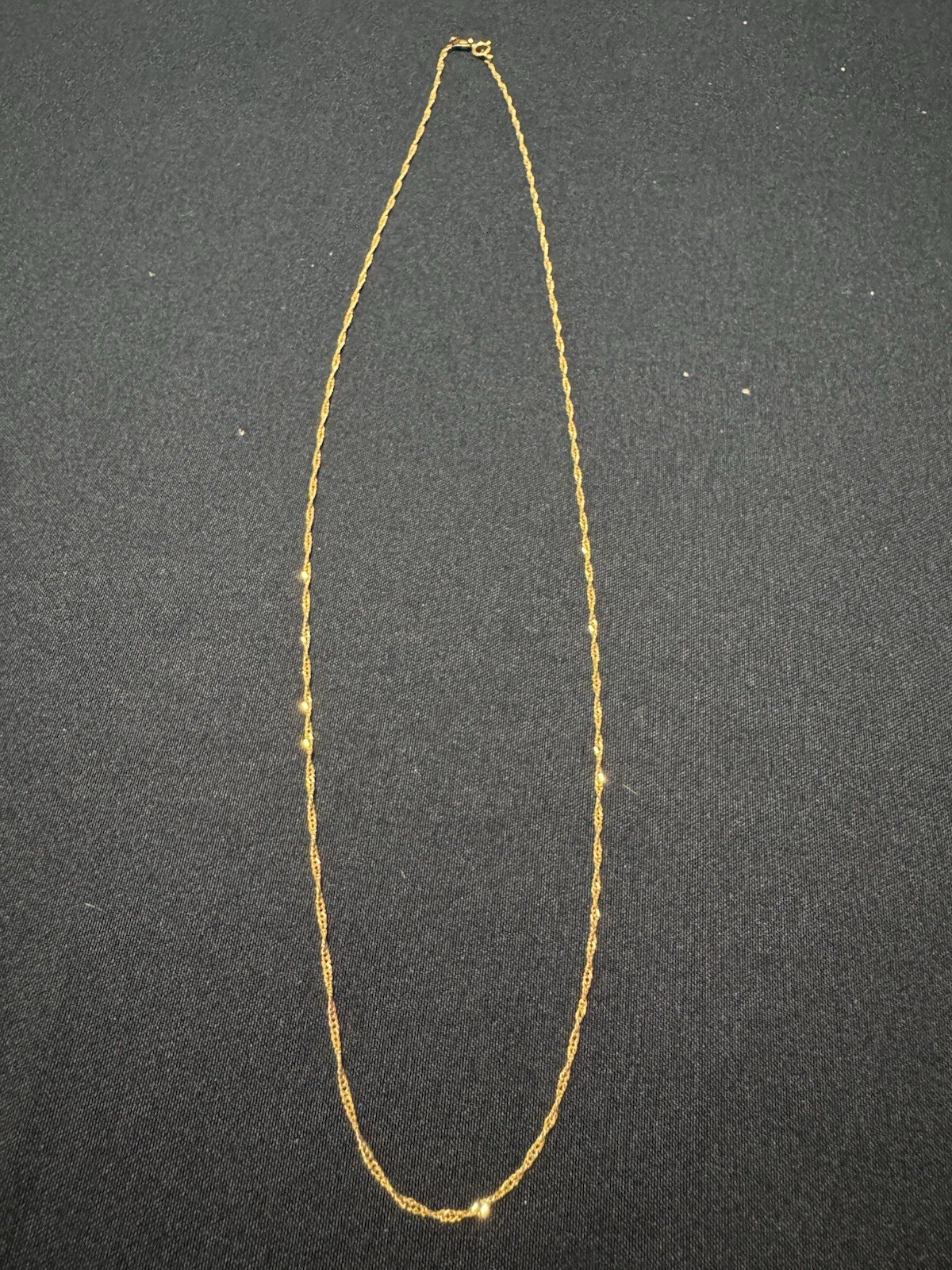 Fine 14k gold chain, weighs 1.25g and measures 18 inches | eBay