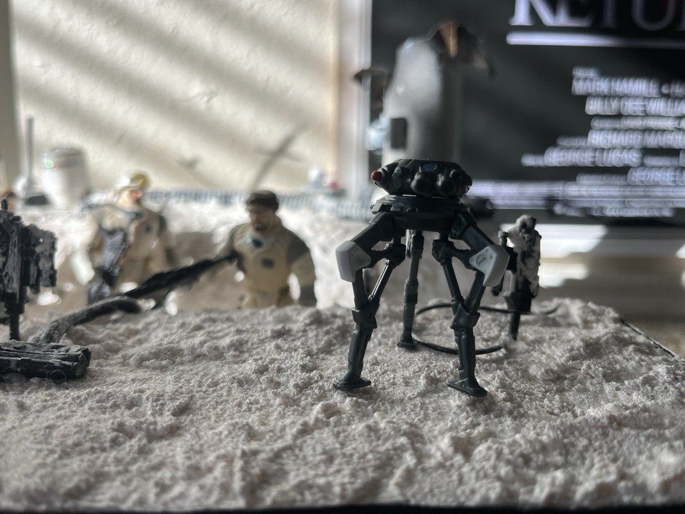 Custom Star Wars 3.75 ESB Hoth Diorama Action Figure Set with Figures 1 ...