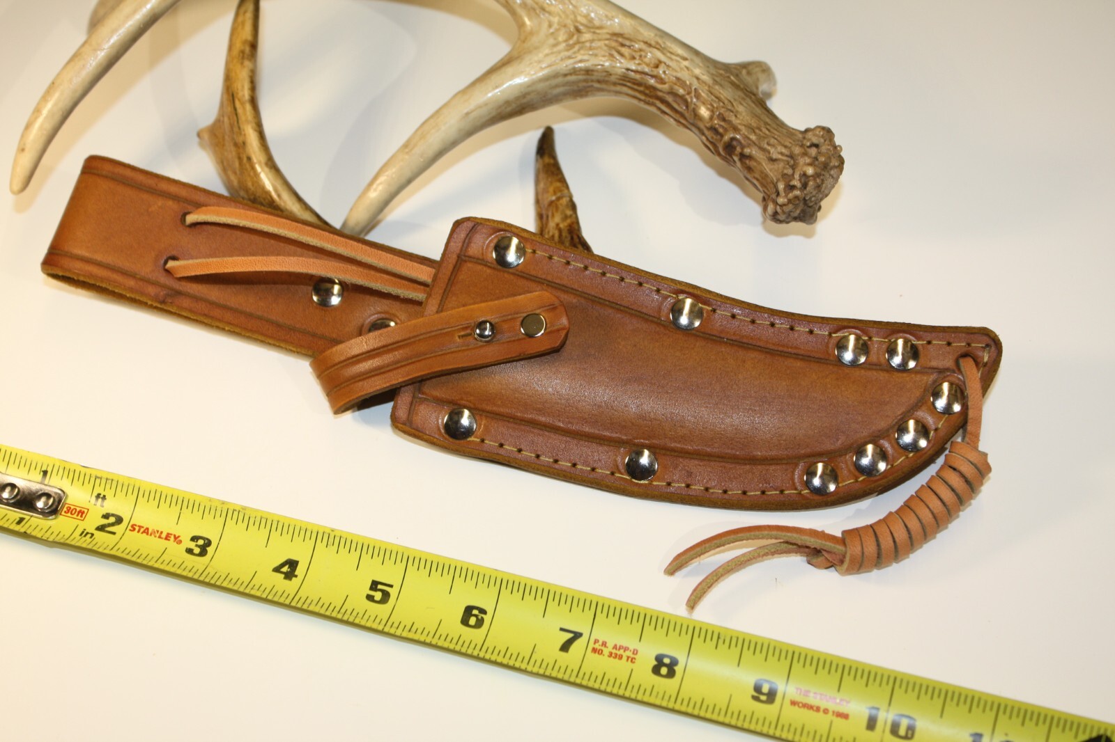 Custom Leather {PUMA STYLE / SKINNER } Knife Sheath-UNIVERSAL-USA!!! | eBay