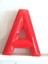 GEMINI Theater Marquee Letters 6 Inch Tall Red Snap Lok Plastic Letters ...