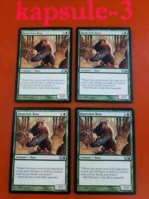 4x Runeclaw Bear | M11 Magic 2011 | MTG Magic Cards | eBay