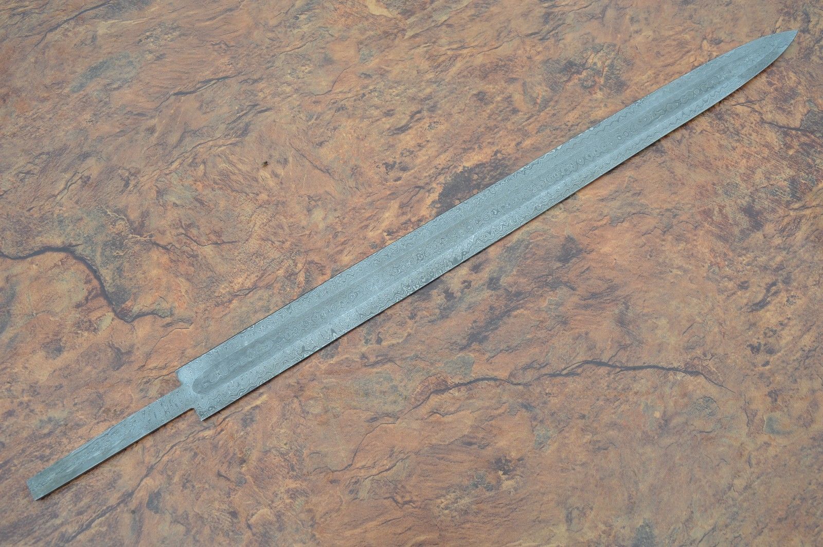 Damascus Steel Sword Full Tang Blank Blade for Sword Making - 36" INCH ...