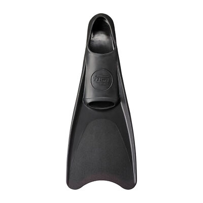 T. Sport Rubber Full Foot Fin, Medium Black | eBay