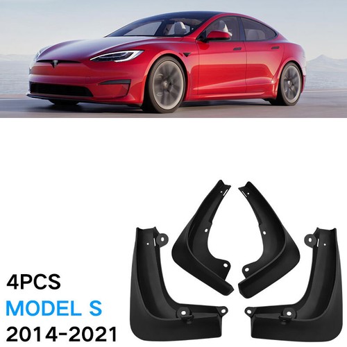 Tesla Model S Mud Flaps Front Rear Splash Guards Fender 2014-2021 ...