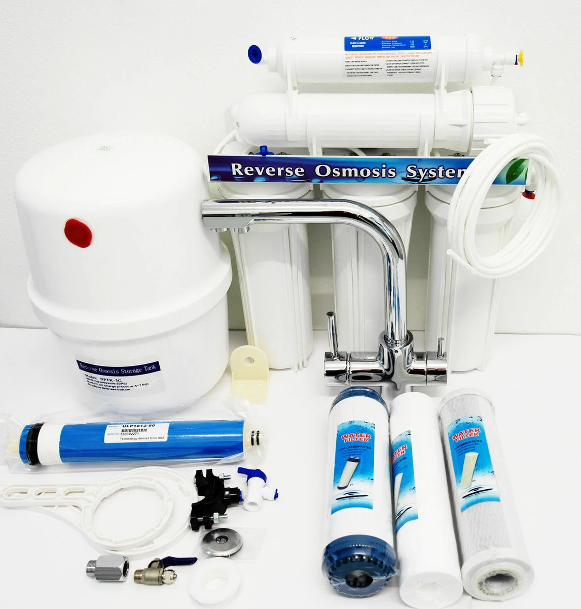 4-Stage Portable Heavy Duty Reverse Osmosis Water Filter, 60% OFF