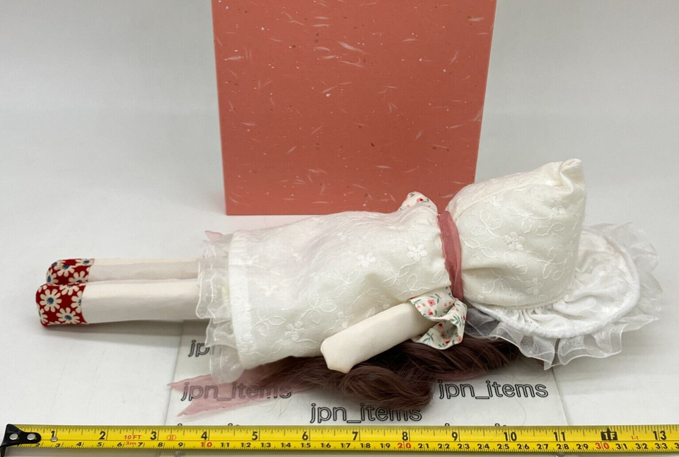 Handmade Japan Plush Cotton Bunka Doll Japanese Retro Style Black Eyes ...