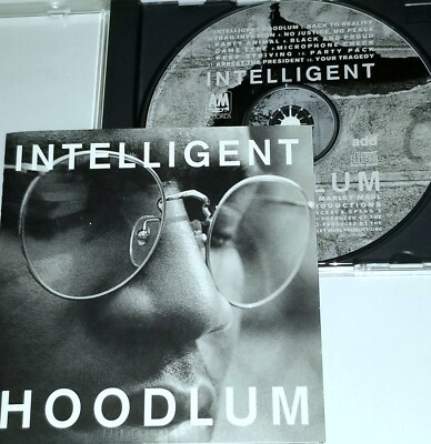 INTELLIGENT HOODLUM CD 1990 MARLEY MARL A&M RECORDS RAP HIPHOP LARGE ...