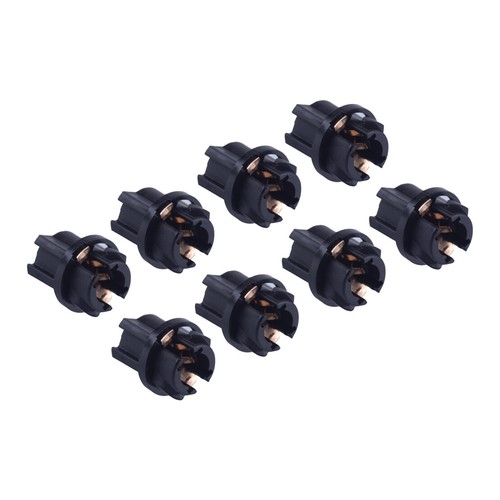 8pcs T5 Socket Twist Lock Instrument Panel Cluster Light Lamp Bulb ...